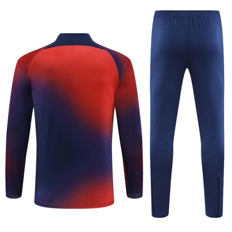 PSG 23/24 Jordan Red-Blue(camouflage colour) Men Tracksuit Slim Fit ...